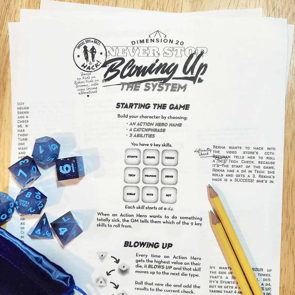 ‘Never Stop Blowing Up’ Game System - Dropout Store